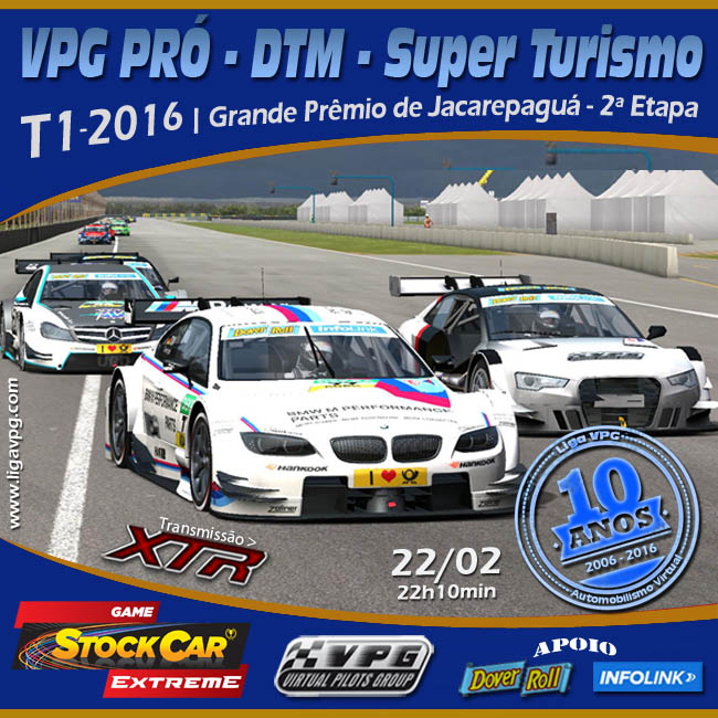 Em Jacarepaguá, agora é a vez da VPG PRO DTM mostrar sua força – Liga ...